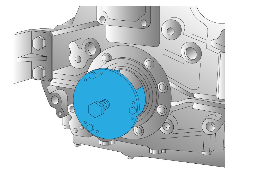 50105188 | 99340053 IVECO | TOOL TO DISASSEMBLE THE FRONT CRANKSHAFT ...
